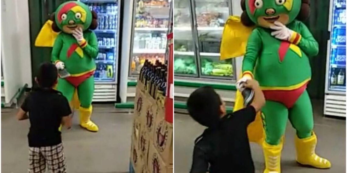 TikTok: se viraliza pelea entre botarga de Mamá Lucha y un niño