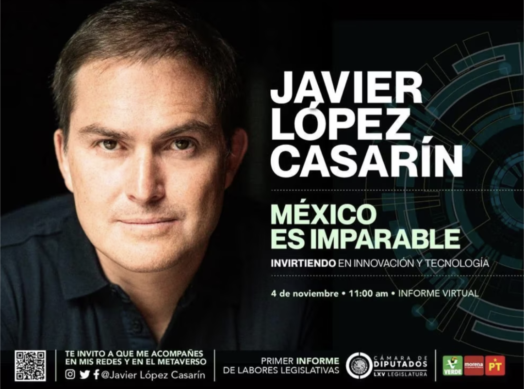 Javier López Casarín es el primer legislador en el mundo en presentar ...