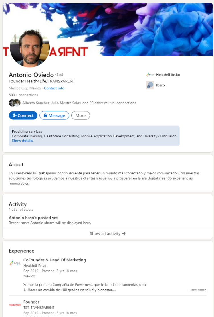 Iker Oviedo Quintana, Ejecutivo de Crehana es acusado de formar parte de grupo de estafadores ...